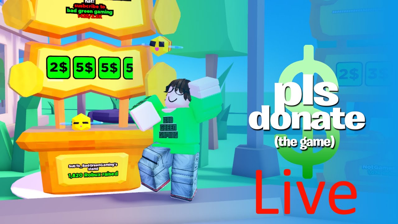Roblox Pls Donate рџ ё Live Youtube