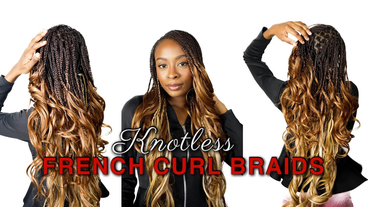 French Curl Braids Easy Step By Step Tutorial Ayya Hair Lade