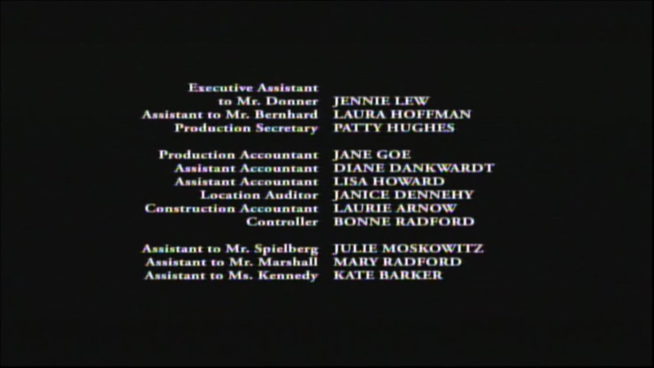 The Goonies 1985 End Credits Adult Swim 2024 Youtube