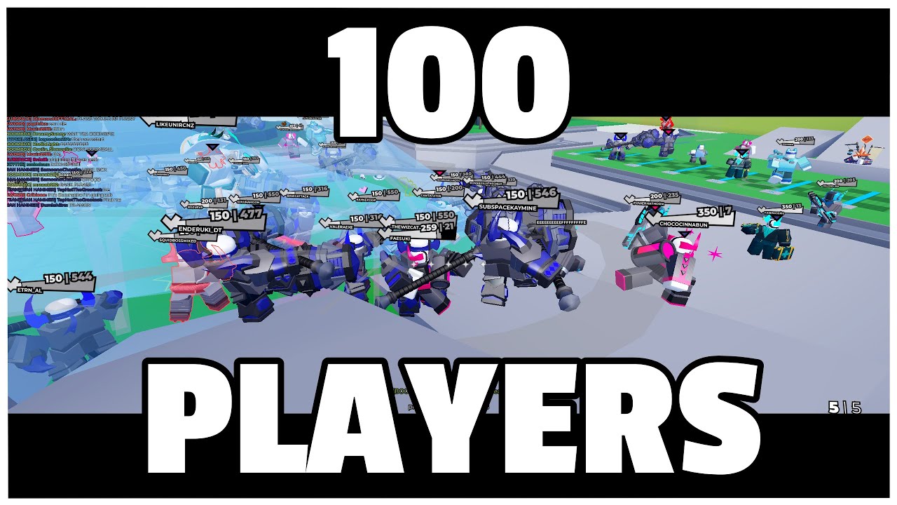 100 Player Phighting Lobby Youtube