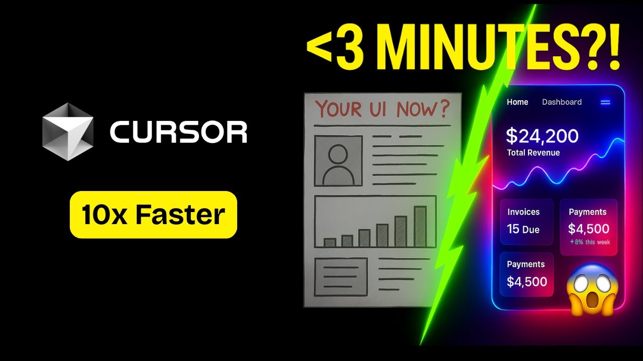 10x Faster Design With Stunning Ui In Cursor 21st Dev Tutorial Youtube