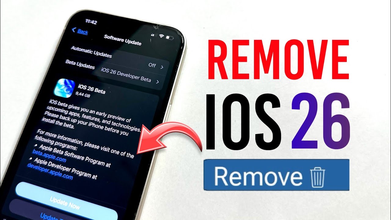 How To Delete Ios 26 Beta How To Remove Ios 26 Beta From Iphone