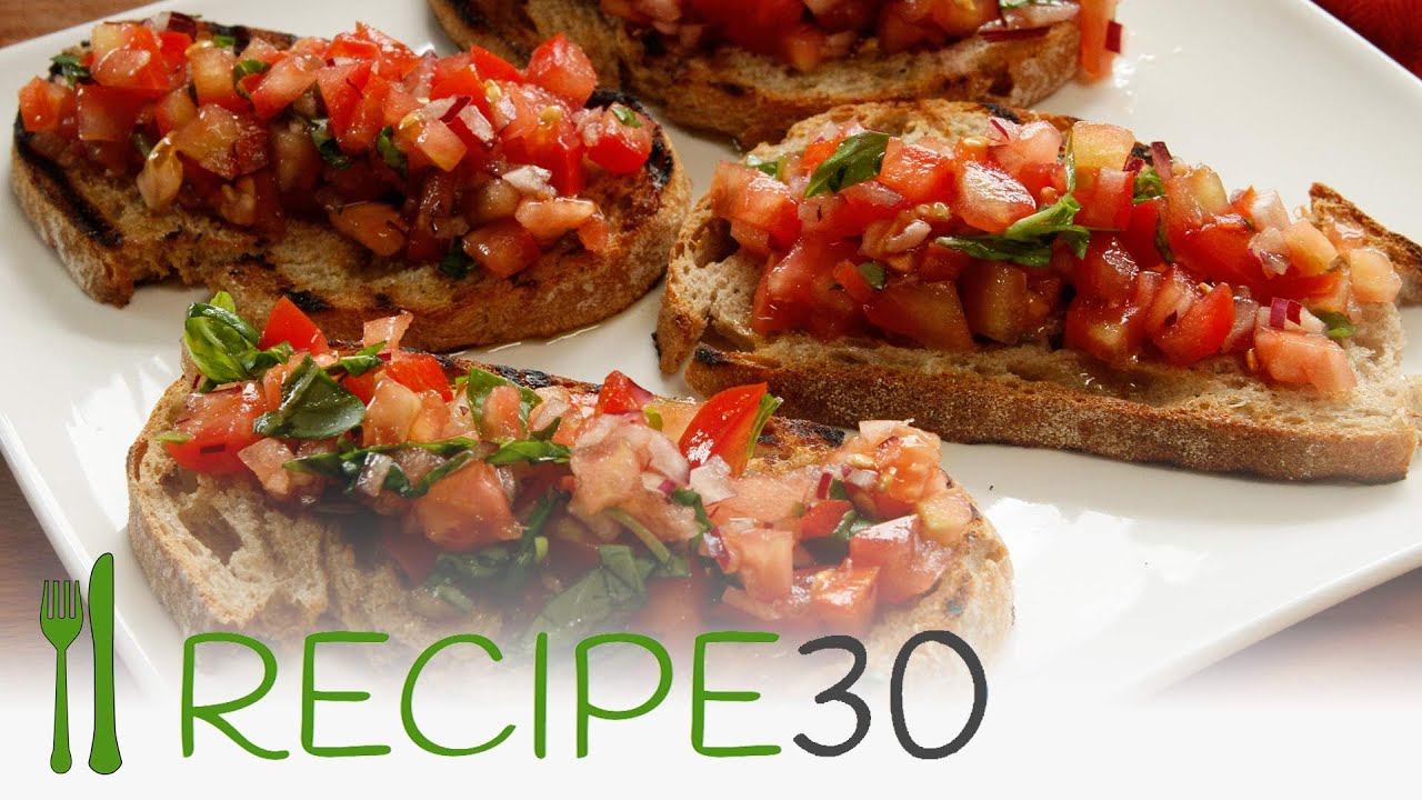 How To Make Bruschetta In 30 Seconds Youtube