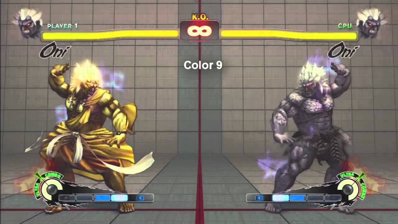 Oni Street Fighter 4