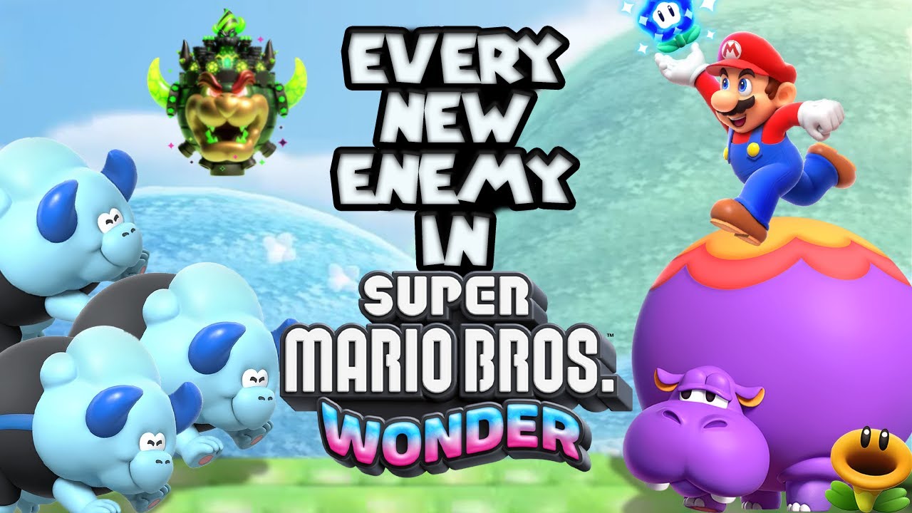 Every New Enemy In Super Mario Bros Wonder Youtube