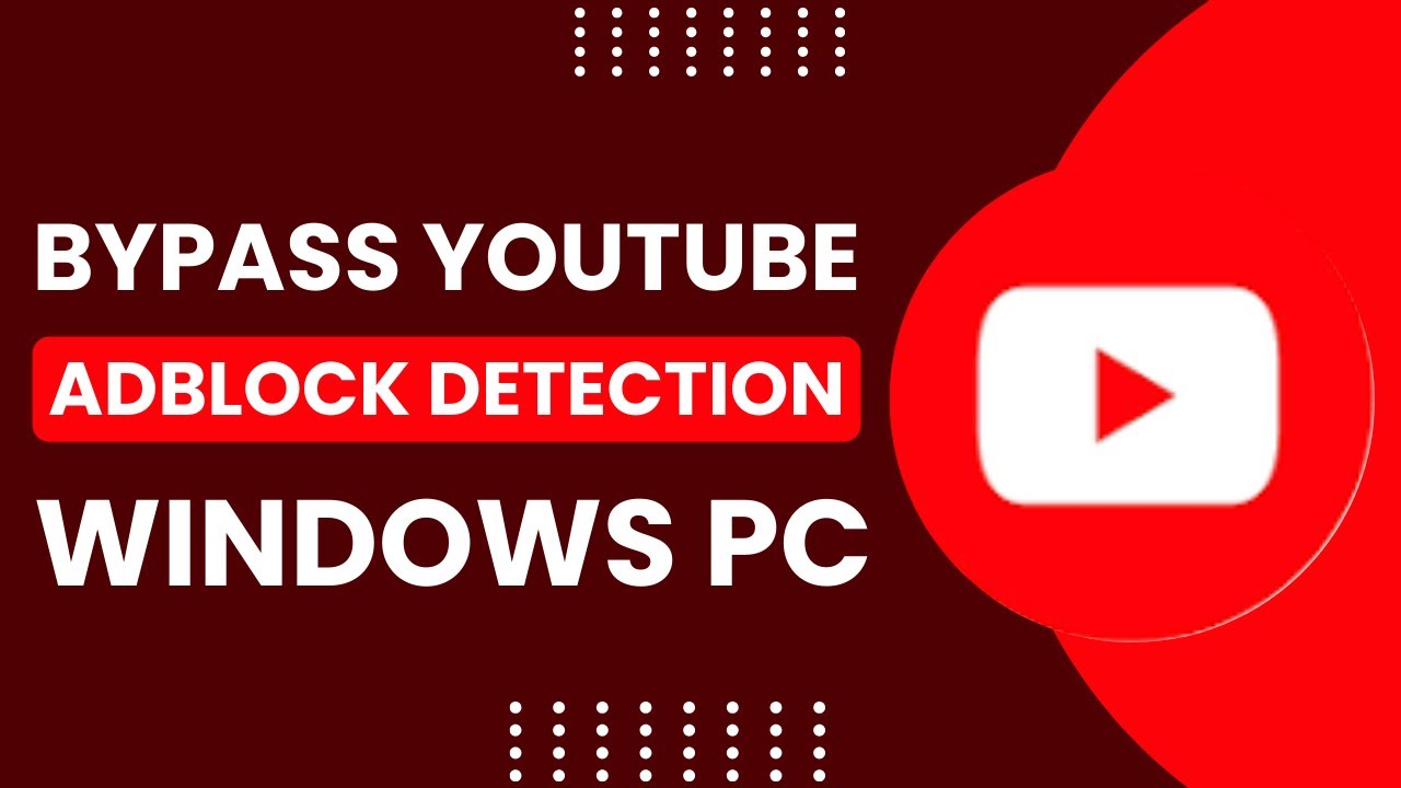How To Bypass Youtube Adblock Detection Youtube