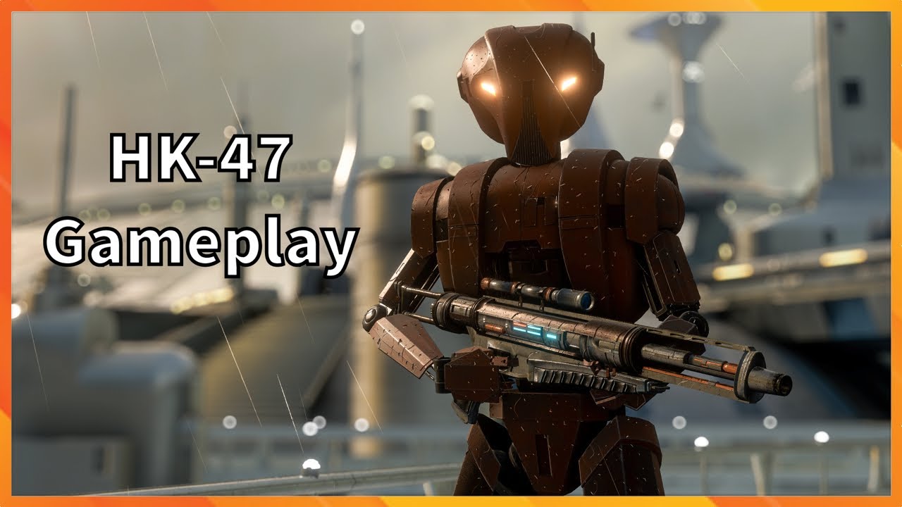 Hk 47 Gameplay Star Wars Battlefront 2 Youtube