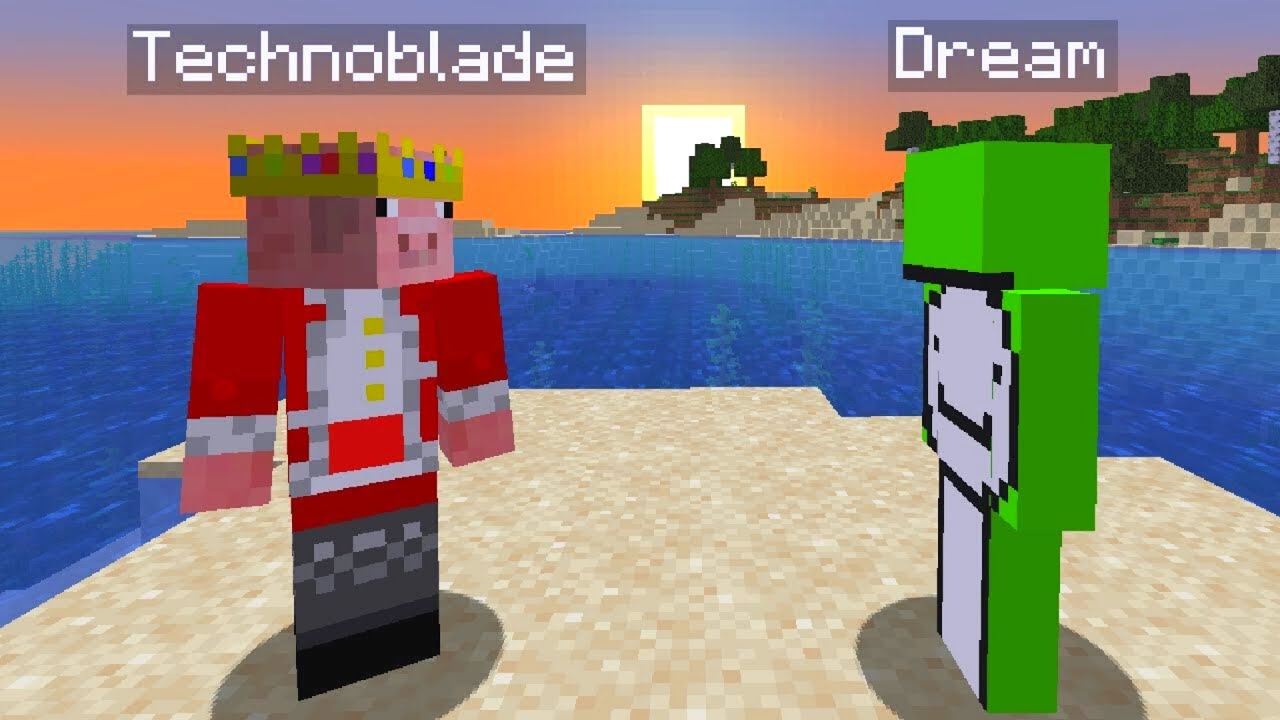 Technoblade And Dream S First Interaction Youtube