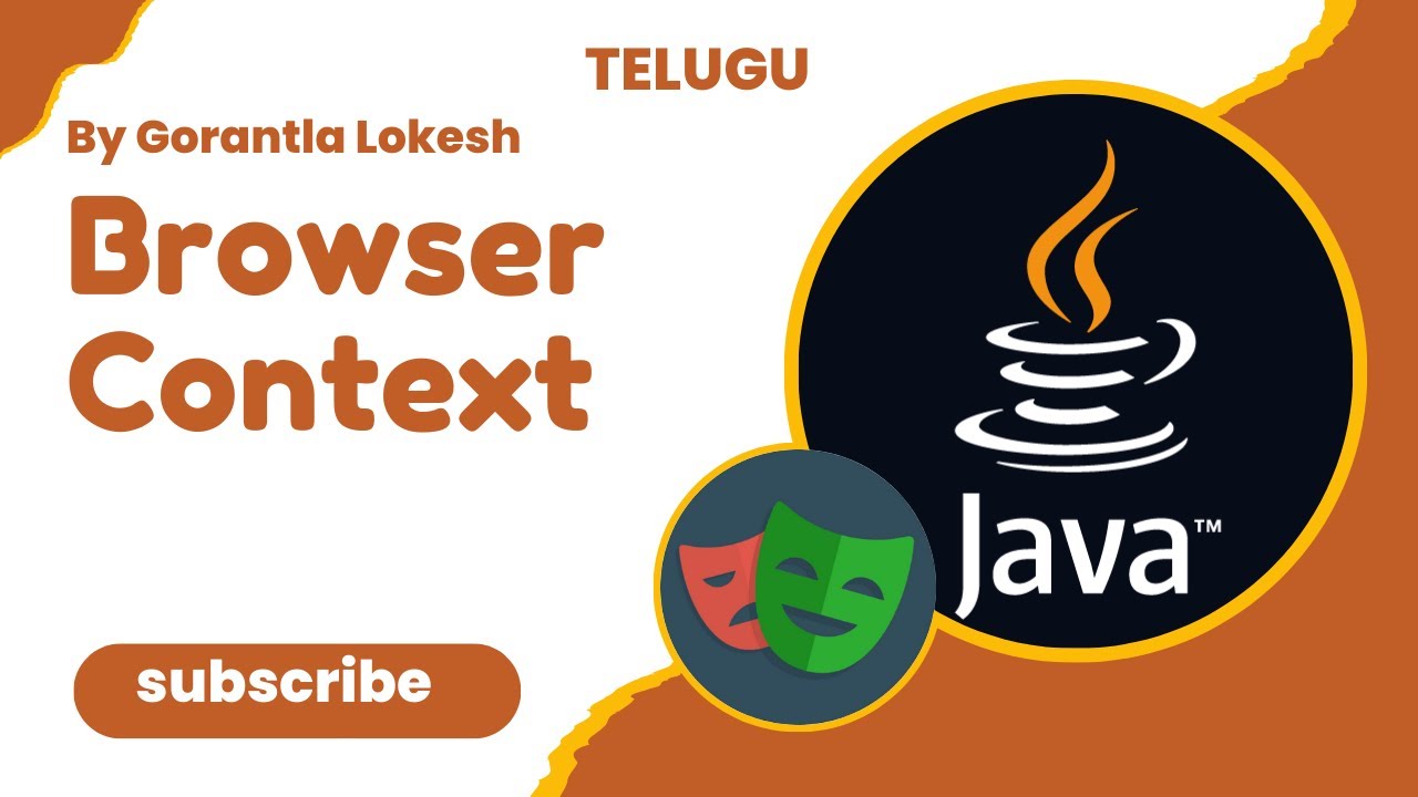 Part 2 Browser Context In Playwright Telugu Playwright Java Youtube