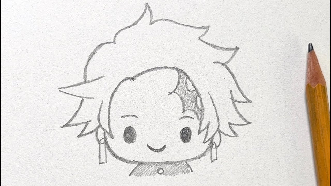 How To Draw Tanjiro Chibi Easy Step By Step For Beginners Youtube