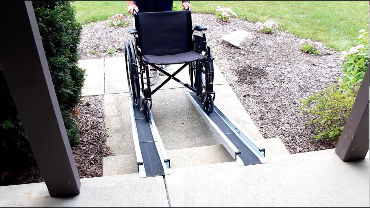 Dmi Wheelchair Ramp Entry Ramp Threshold Ramp And Handicap Ramp Youtube