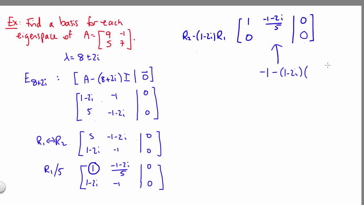 Eigenvector Definition