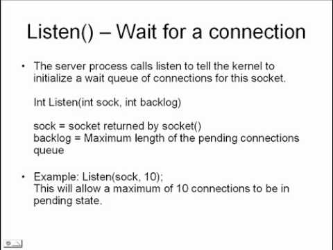 Socket Programming Basics Presentation 3 Youtube