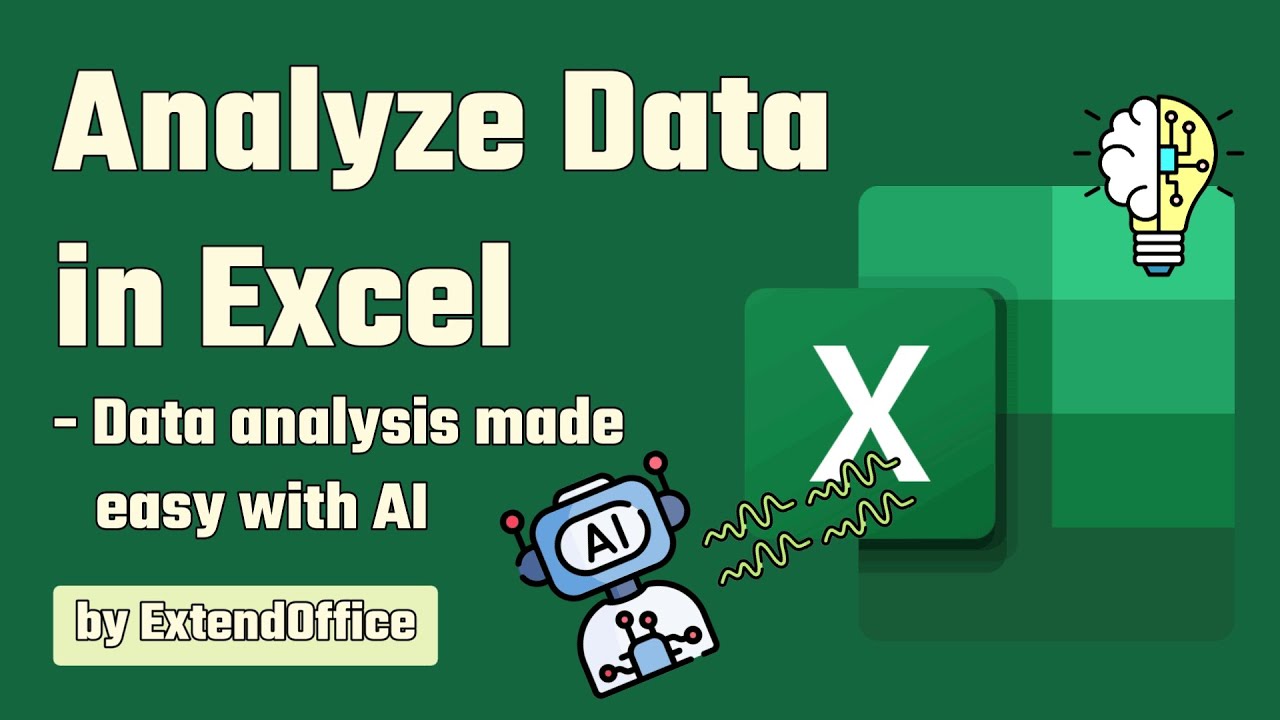 Analyze Data In Excel Data Analysis Made Easy With Ai Youtube