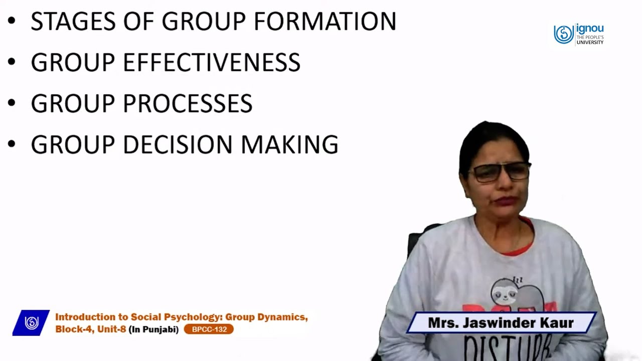 Group Dynamics Youtube