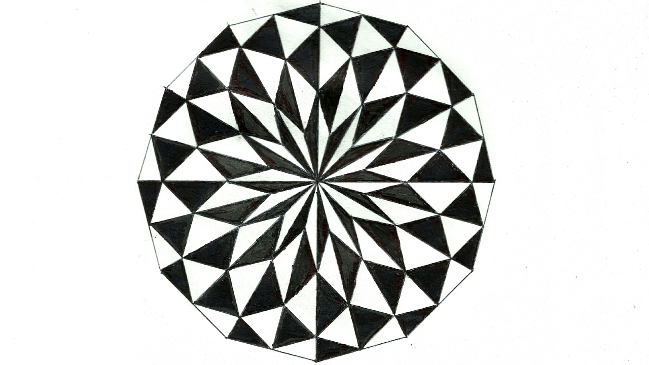 Geometric Design Drawing Geometric Design