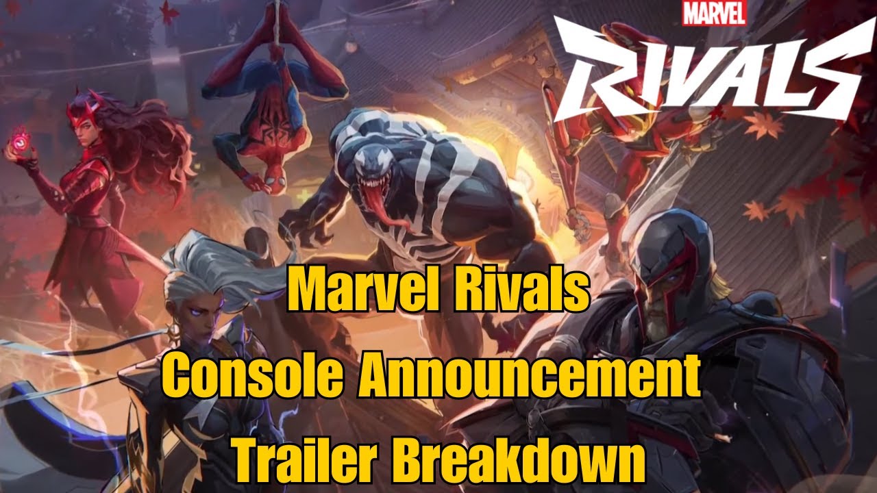 Marvel Rivals Console Announcement Trailer Breakdown Youtube