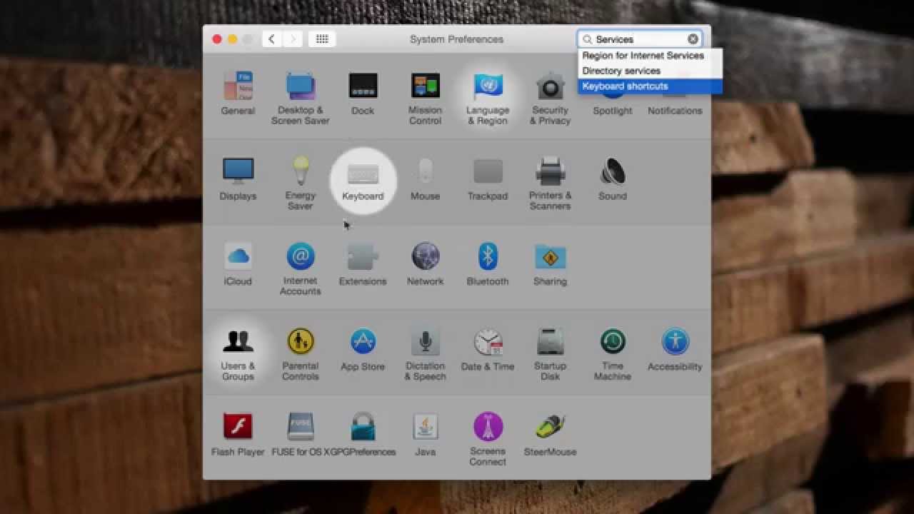 System Preferences Search Youtube