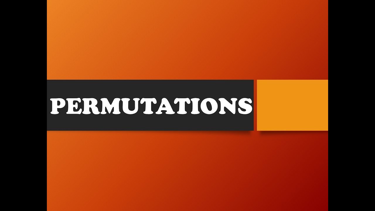 Permutations Youtube