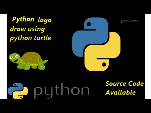 How To Draw Python Logo Using Python Turtle Youtube Youtube