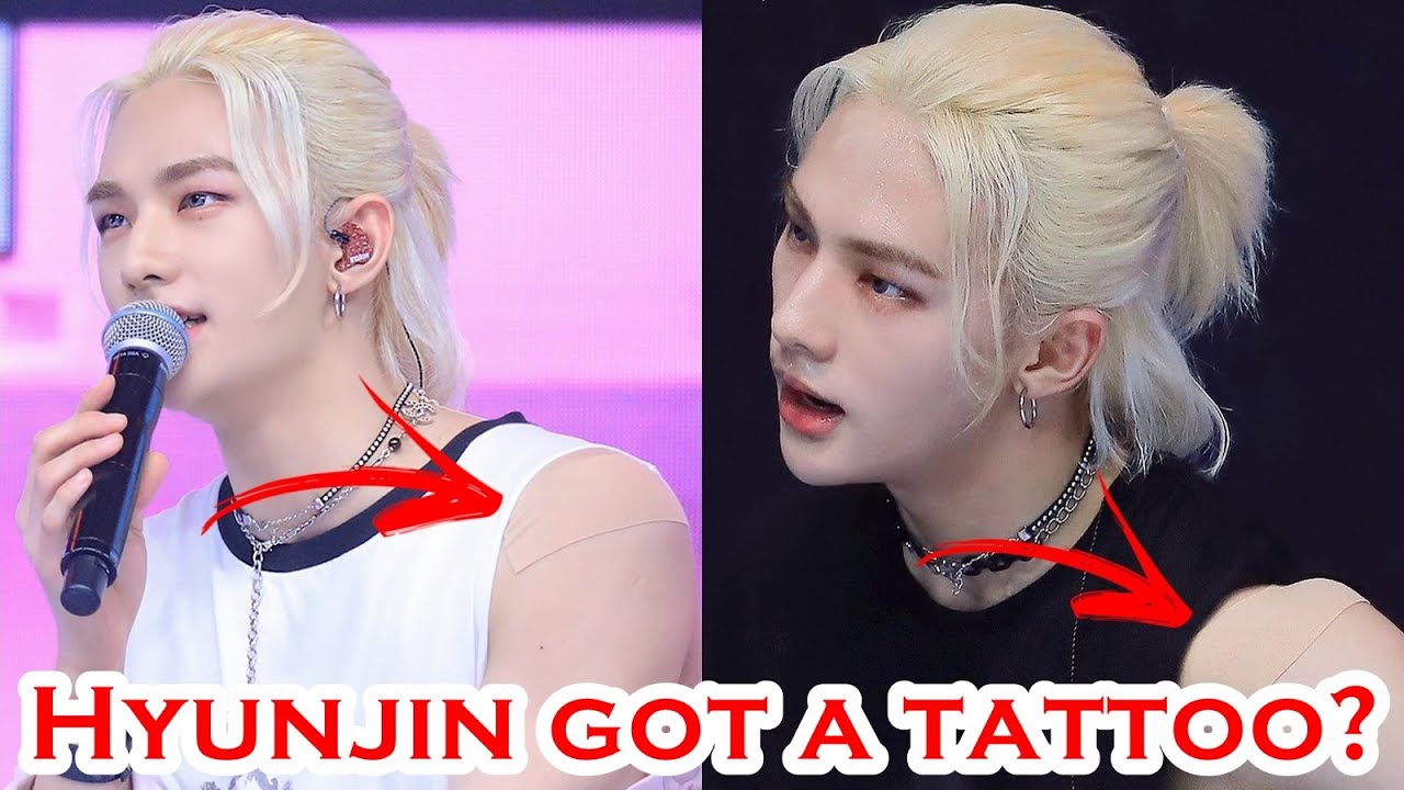 Stray Kids Hyunjin Got A Tattoo Youtube