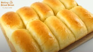 No Knead Milk Bread Prepare At Night Bake In The Morning Warm And