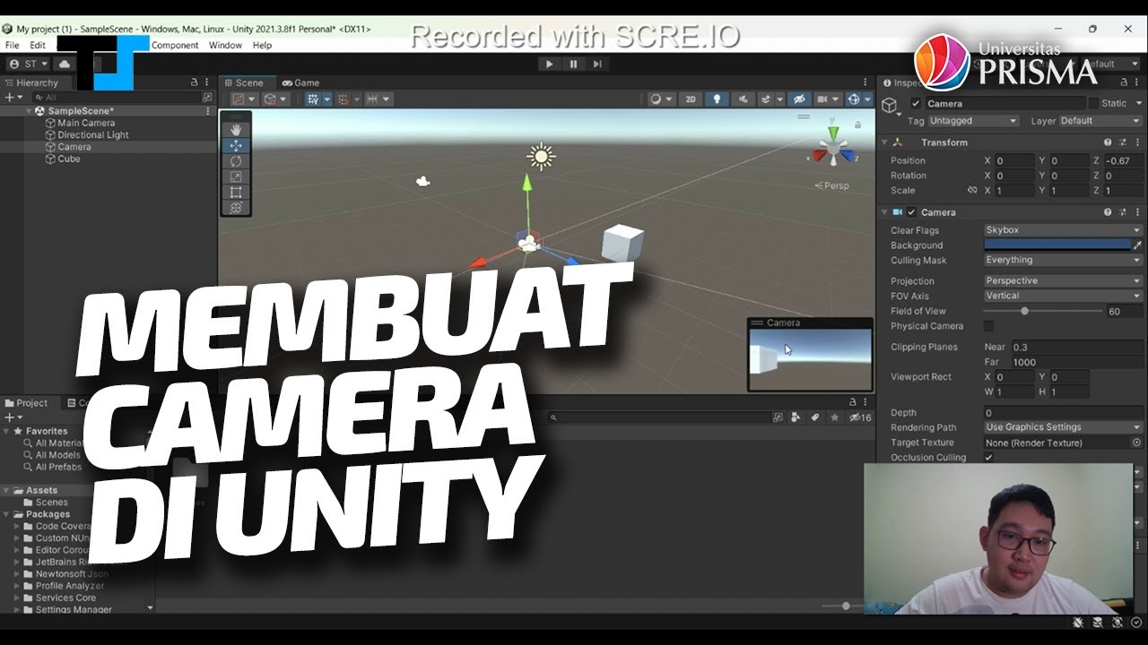 Membuat Camera Di Unity Youtube