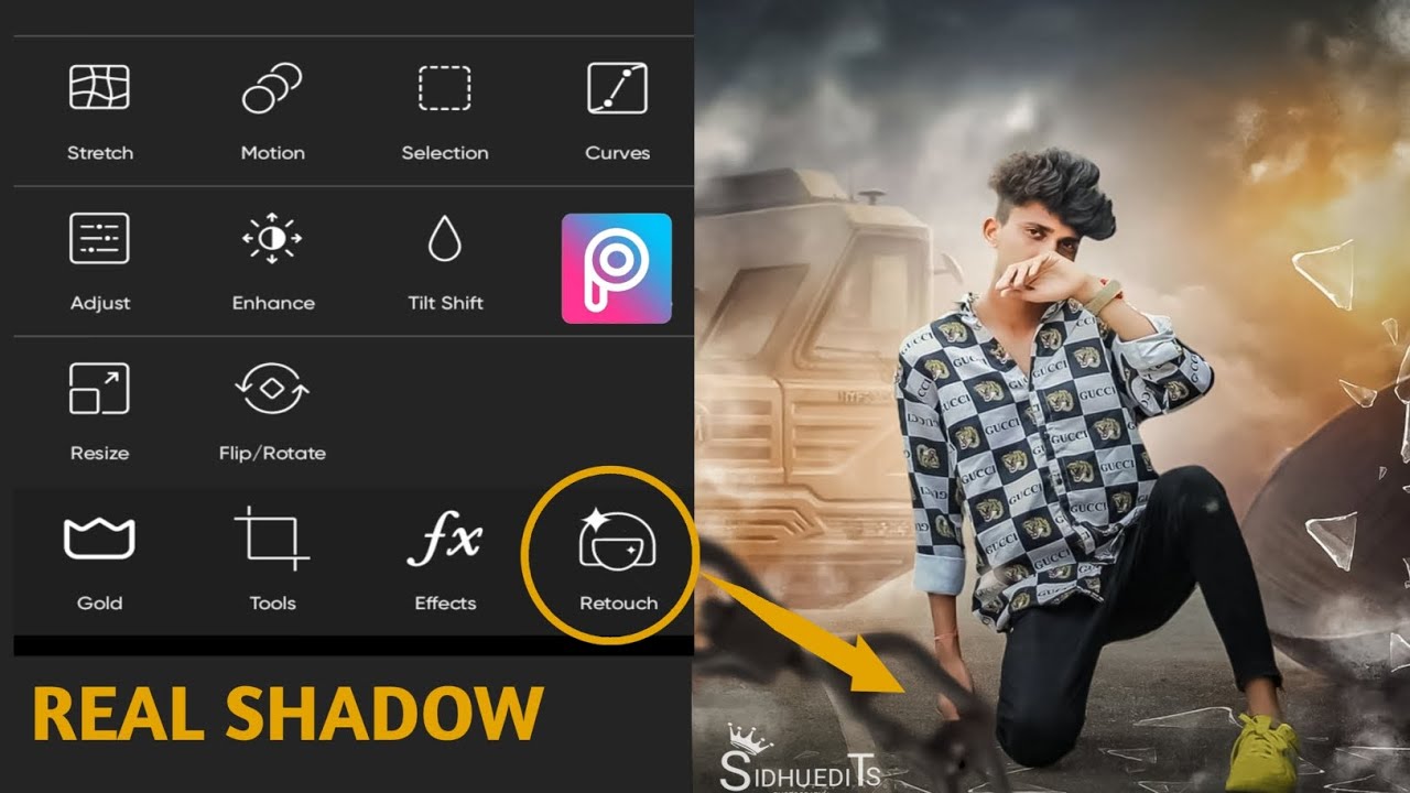 Real Shadow Editing Tutorial 亞 Professional Photo Editing Realistic