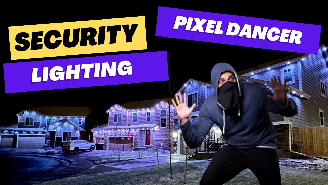 Pixel Dancer Security Lighting Youtube