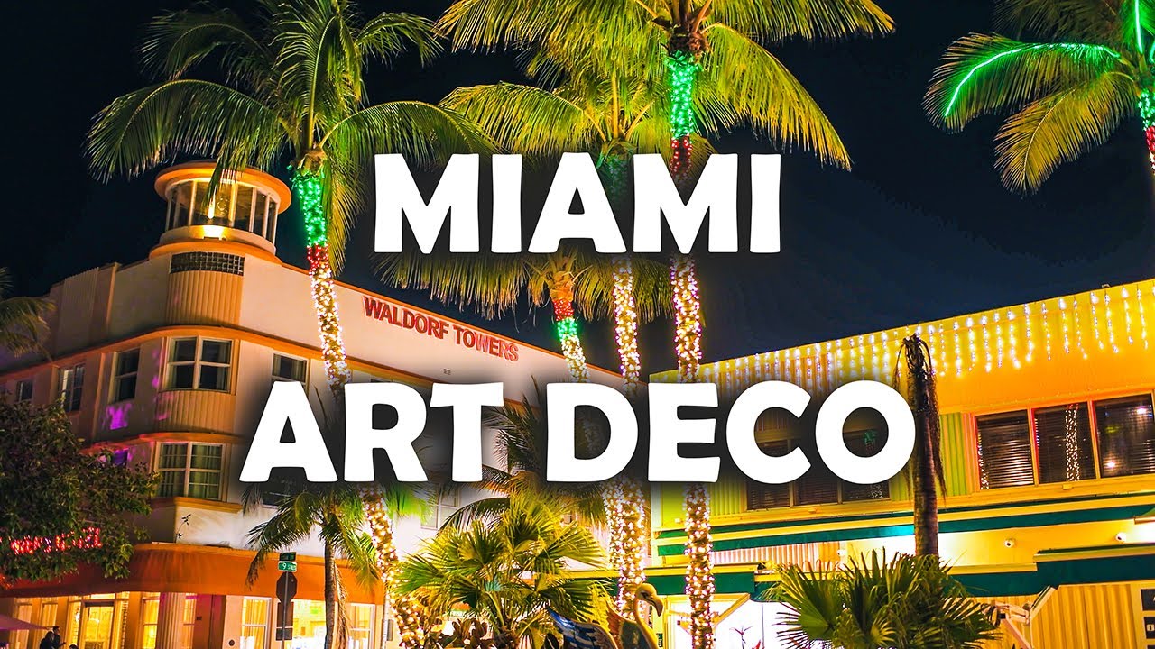 Amazing Miami Architecture Art Deco District In South Beach Youtube