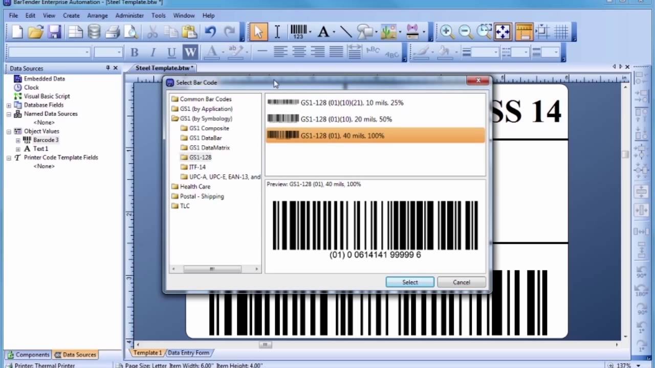 Bartender Software Label Printing At Wendell Espinoza Blog
