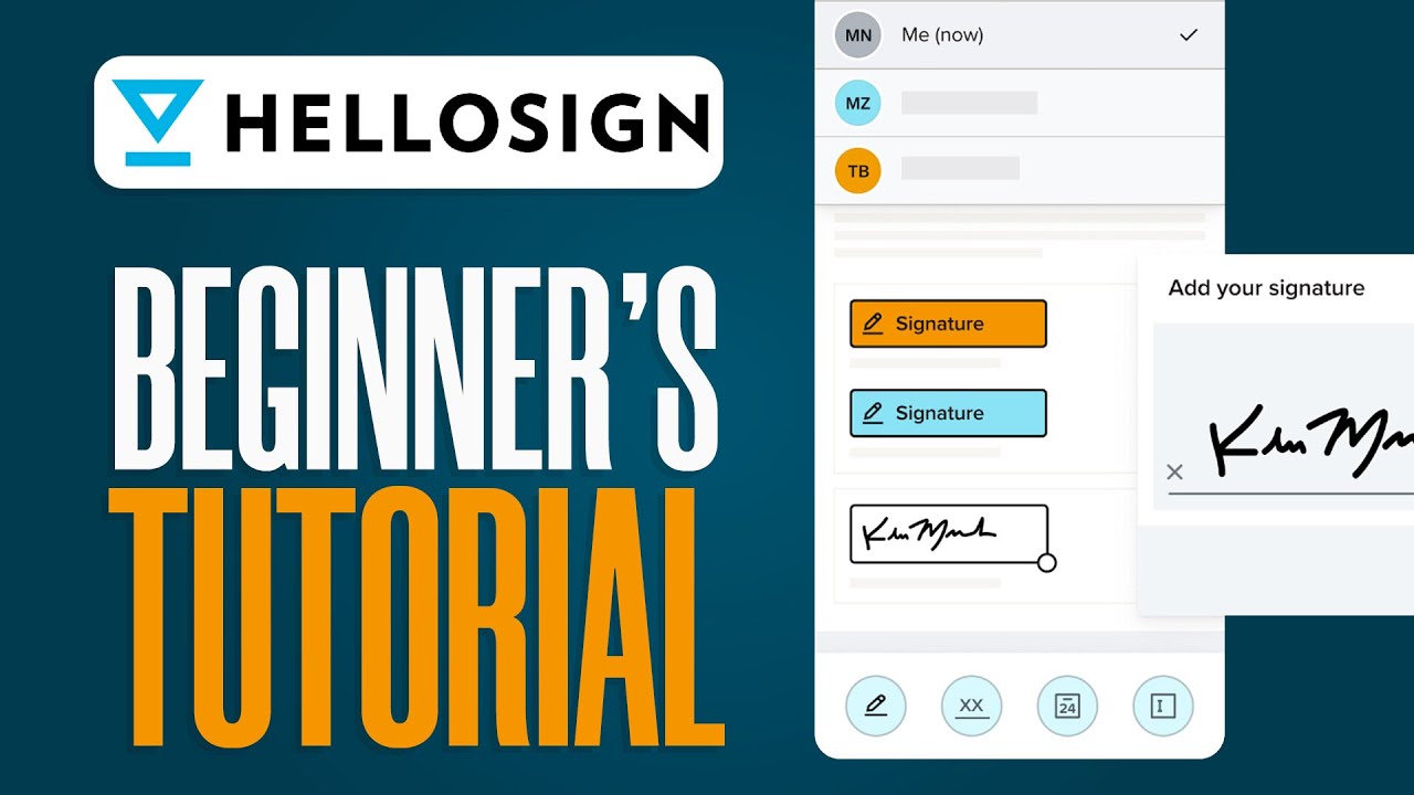How To Use Hellosign Easy Tutorial 2025 Youtube