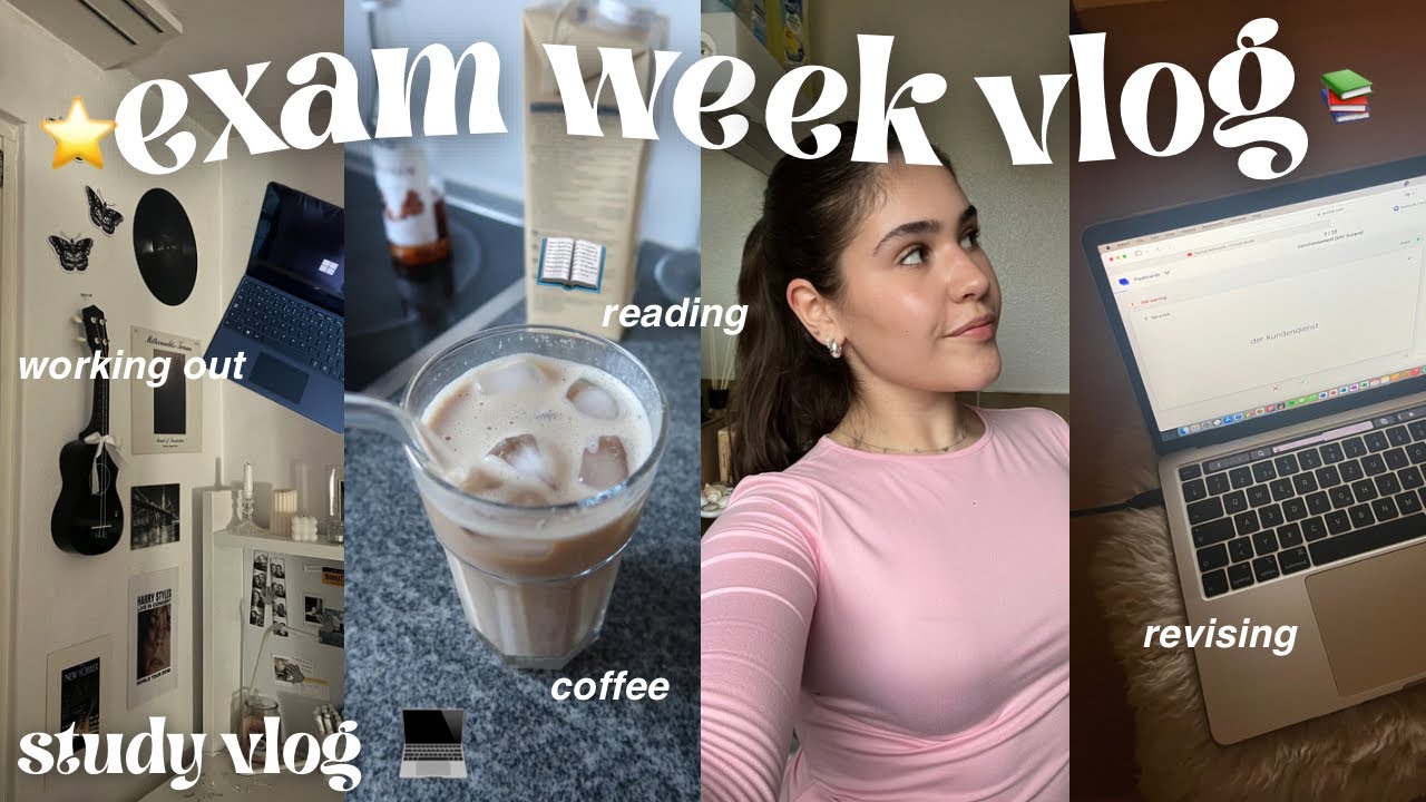 A Productive Study Vlog рџ рџ љ Exam Week Vlog Finding Balance Etc