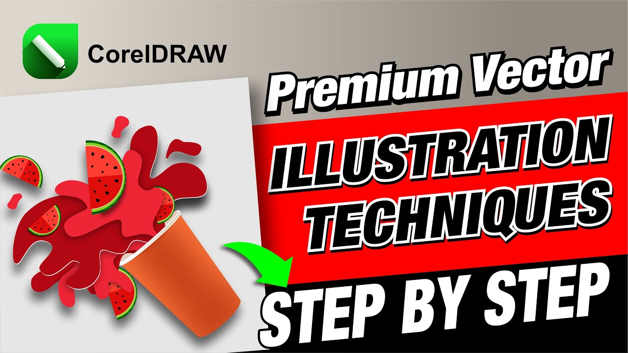рџ ґ Coreldraw Tutorial How To Create Premium Vector Illustration рџ ґ Youtube