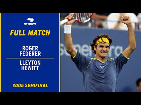 Roger Federer Vs Lleyton Hewitt Full Match 2005 Us Open Semfinal