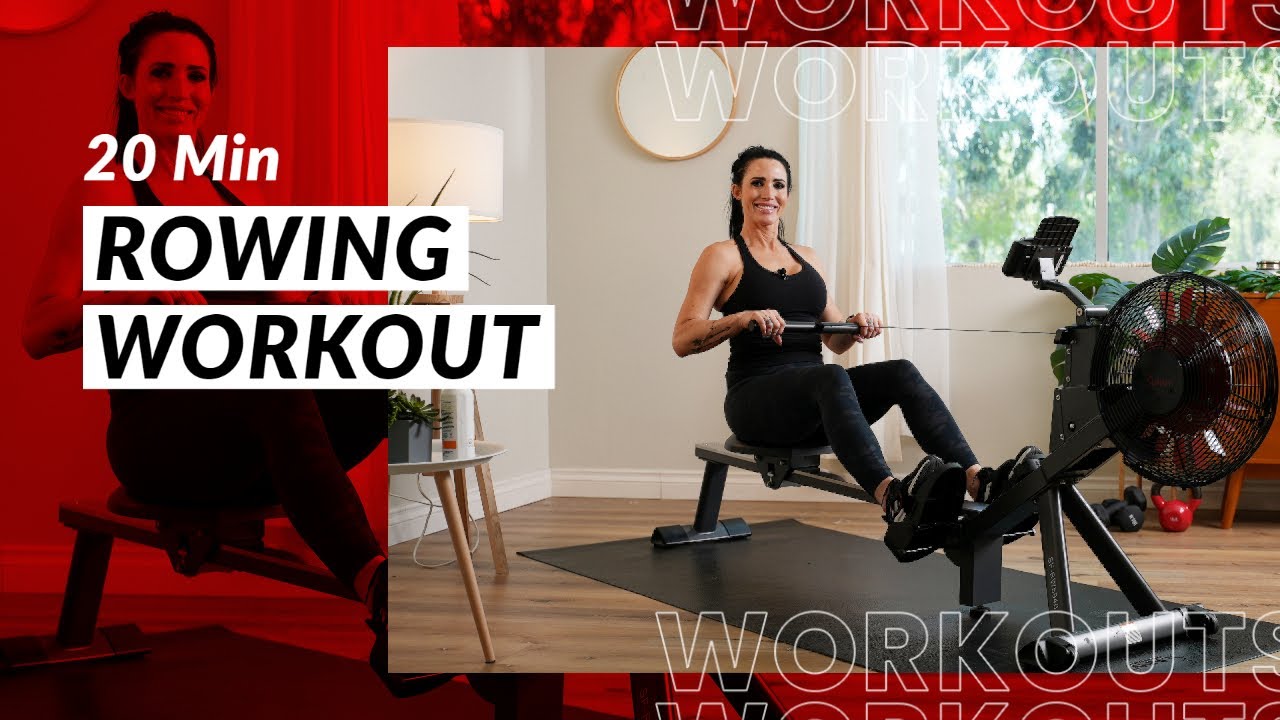 20 Min Rowing Workout Youtube