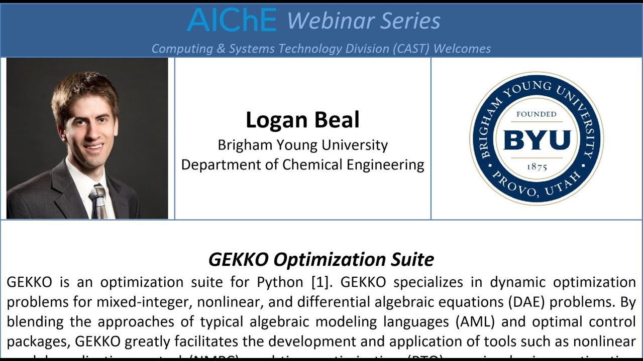 Gekko Optimization Suite Overview Youtube