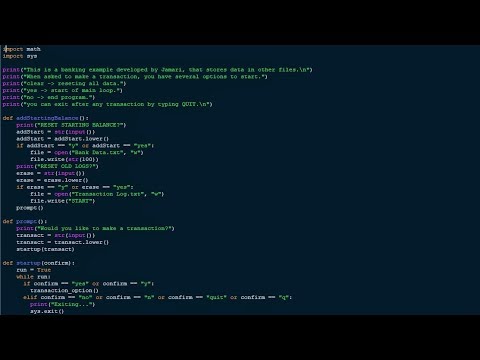 Python Based Bank Application Youtube