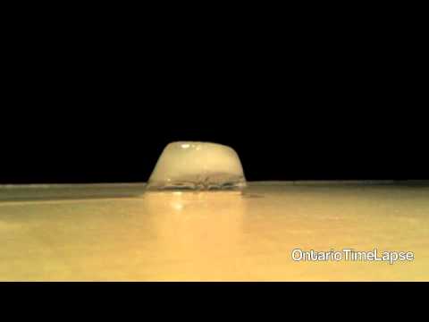 Ice Cube Reverse Melting Ontario Time Lapse Youtube