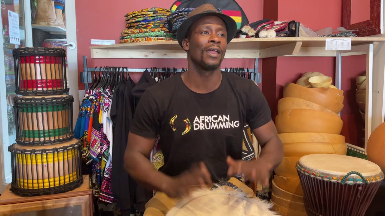 Master Series Djembe Comparison Cow Vs Goat African Drumming Youtube