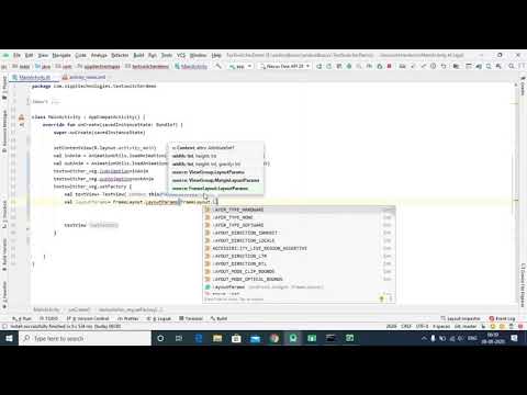 Textswitcher In Android Kotlin Youtube