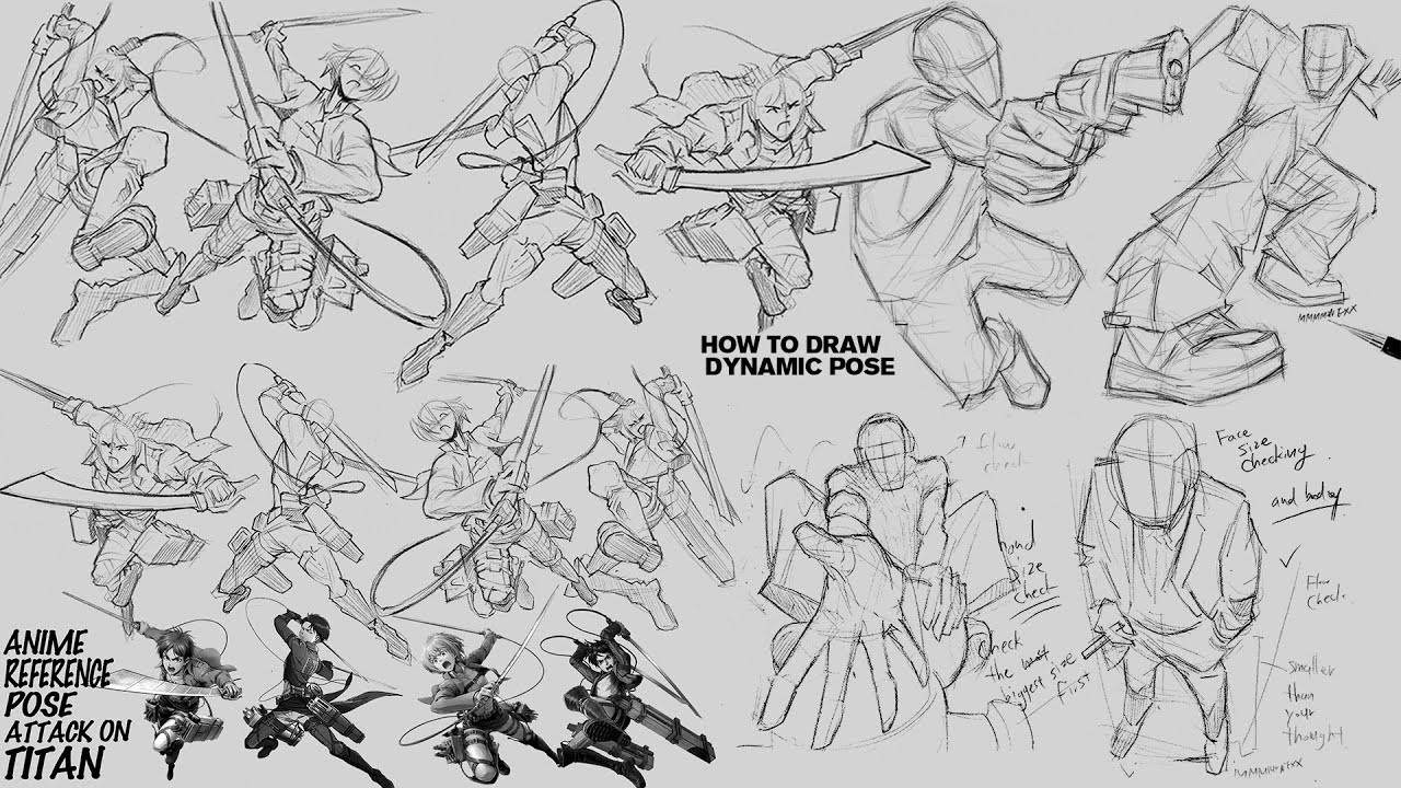 How To Draw Dynamic Anime Poses