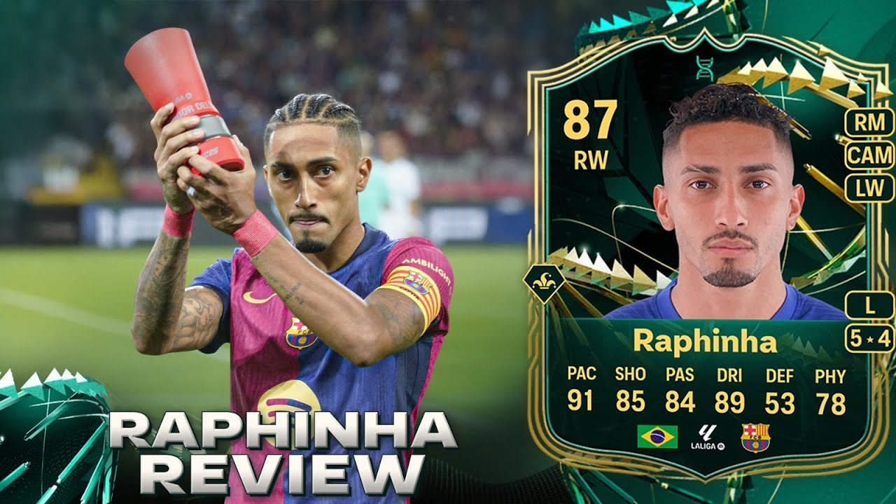 вїes Mejor Que Su Sbc рџ 87 Raphinha Fc 25 Evolucion Review Youtube