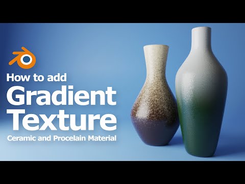 How To Make Gradient Texture Material In Blender