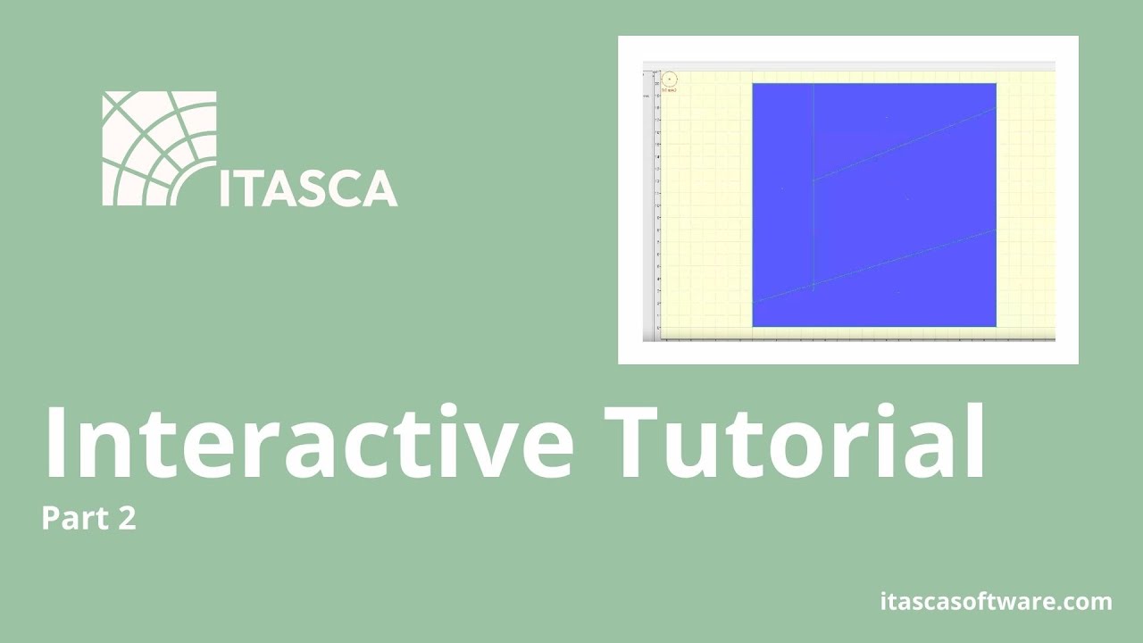Interactive Tutorial Udec Itasca Software Academy Youtube
