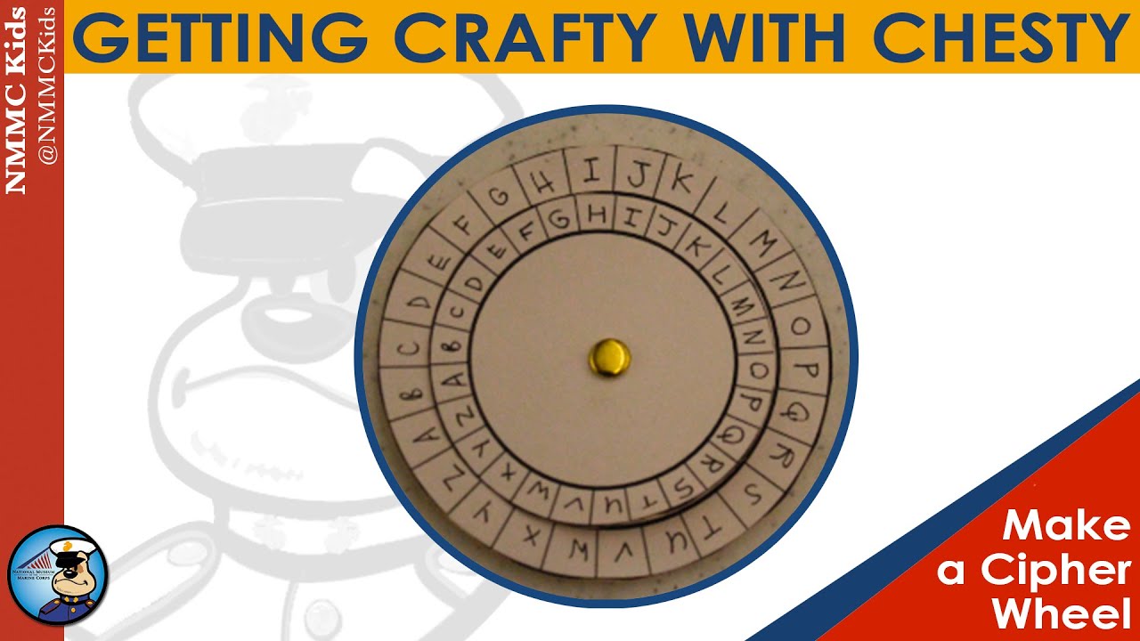 Getting Crafty With Chesty Cipher Wheel Youtube