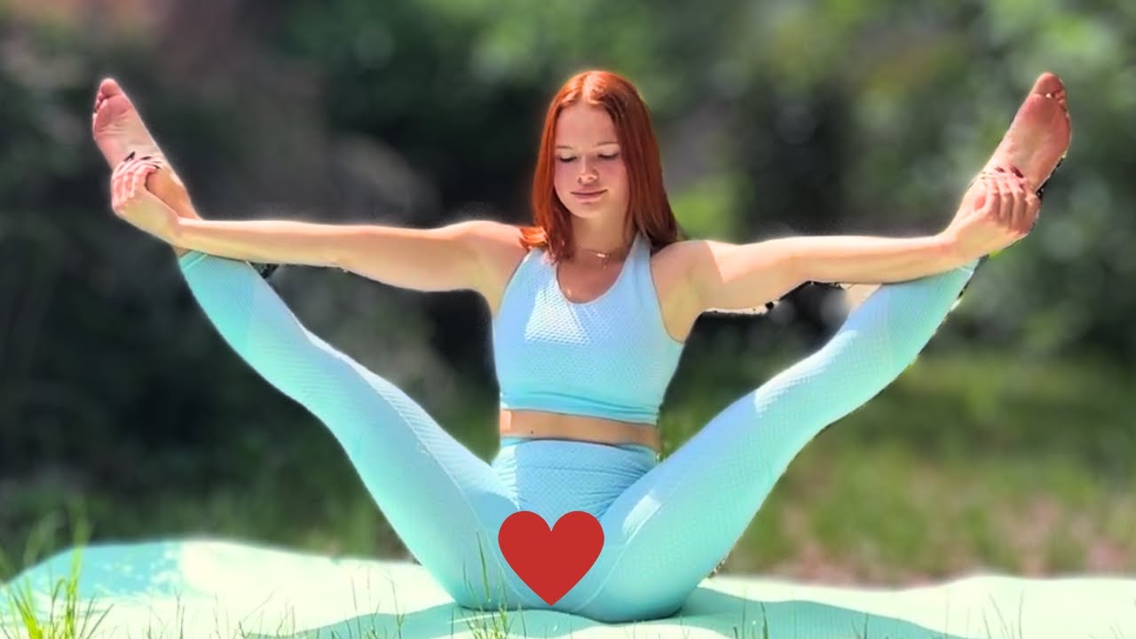 Stretching Legs Yoga In The Park Youtube