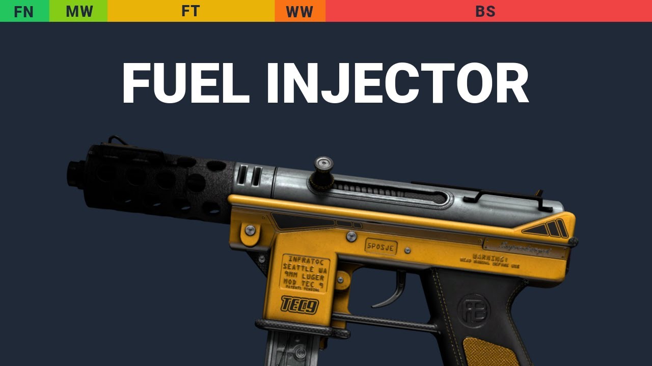 Tec 9 Fuel Injector Skin Float And Wear Preview Youtube