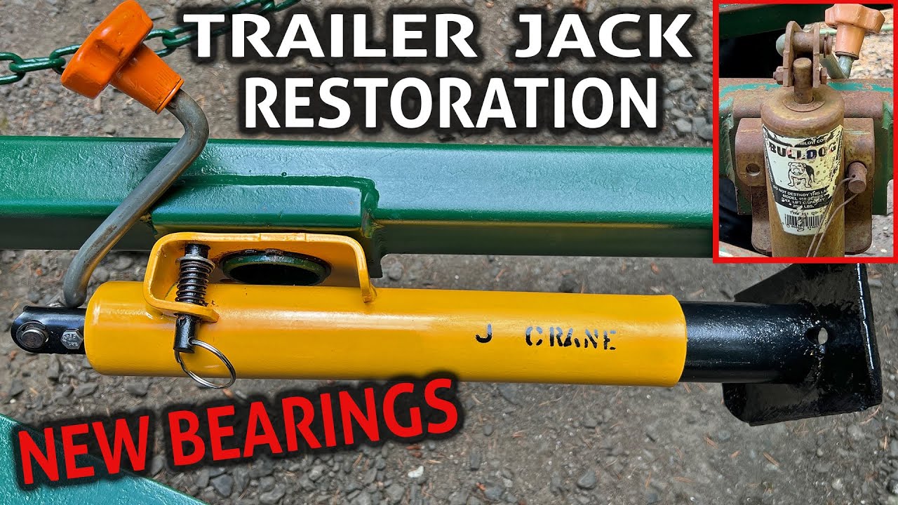 Trailer Jack Restoration Diy Fix It Up Don T Throw It Out New