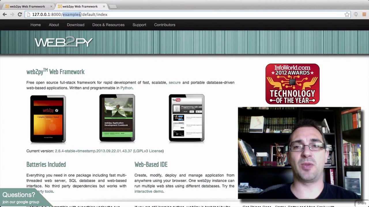 Web Development With Python And Web2py Part1 Youtube